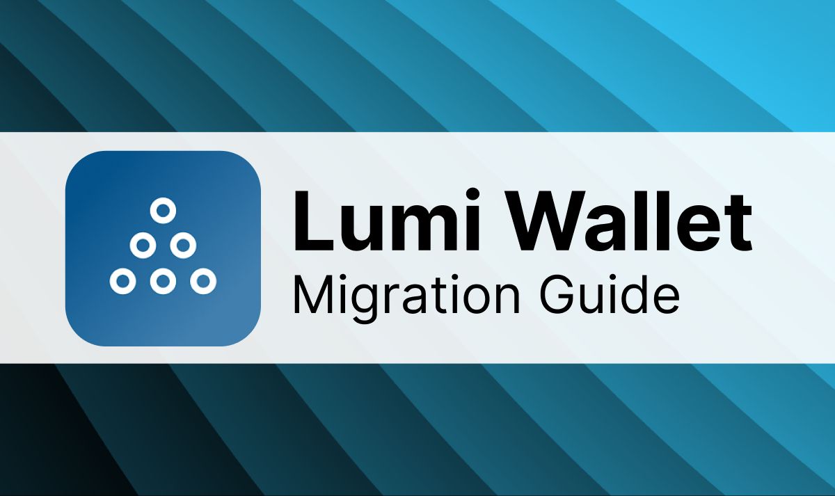 How to migrate from Lumi Wallet? | Coin Wallet