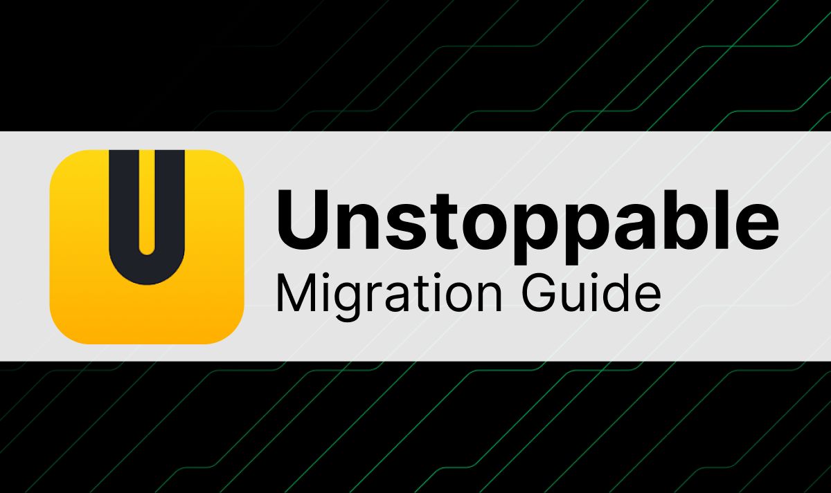 How to migrate from Unstoppable? | Coin Wallet