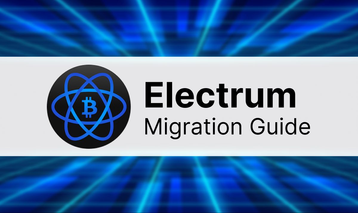 How to migrate from Electrum? | Coin Wallet