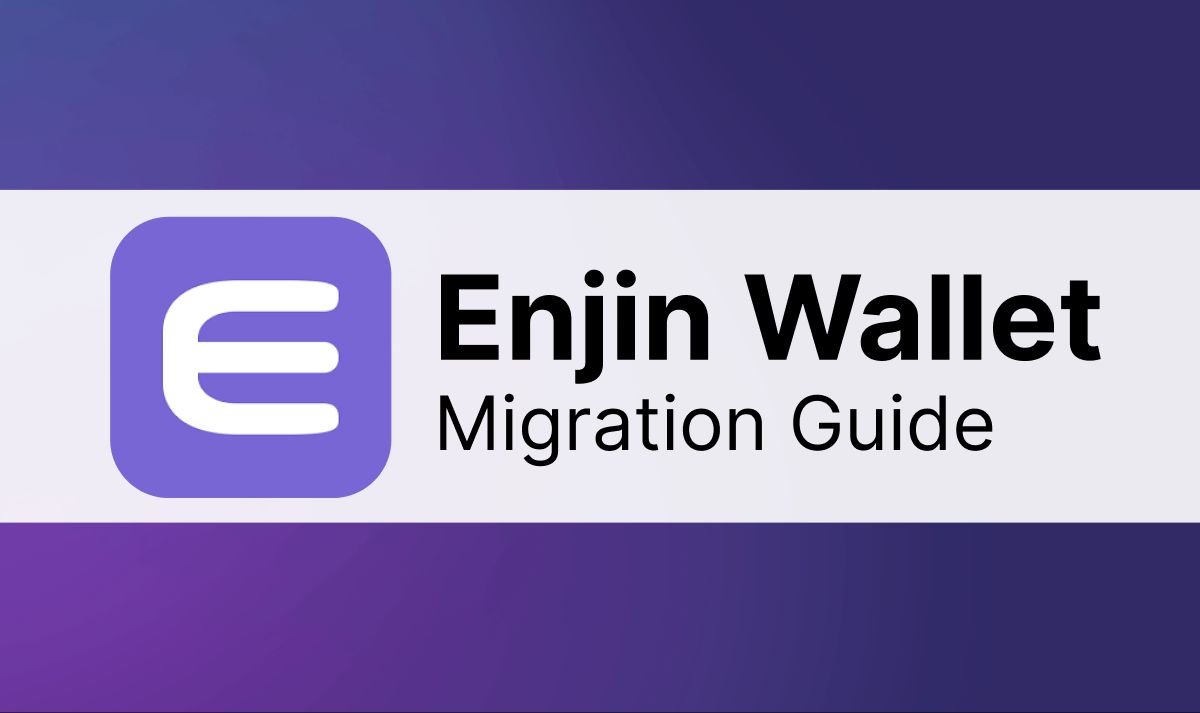 How to migrate from Enjin Wallet? | Coin Wallet